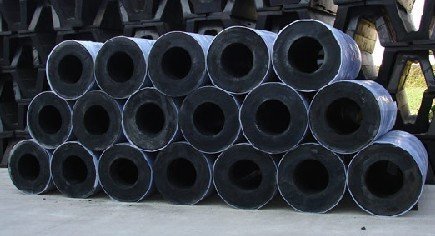 Electric Start EPDM Butadiene Styrene Rubber Low Reaction Force Cylinder , Marine Fender Rubber Cylinder