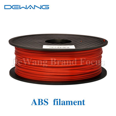 Red 3D Printer Filaments ABS 3.0MM 1kg Plastic Rubber Consumables Material