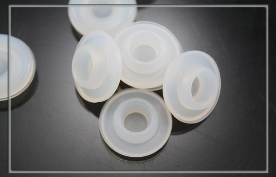 contact lens silicone rubber stopper 20mm , customized molded