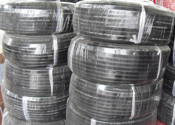 Fiber Braided Flexible Rubber Hose , Rubber Fuel Injection Hose For Diesel , Oil Fuel