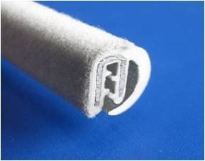Non-toxic Sunroof trim lace Extruded Plastic Parts Co-extruded plastic seal