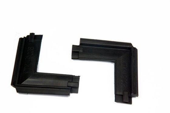 50-80SHA Rubber Corners Extruded Plastic Parts