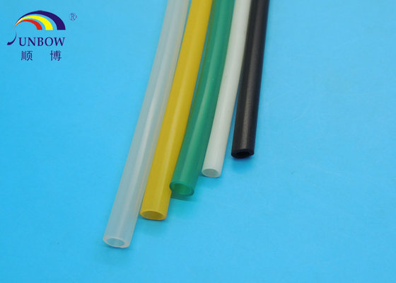 High Voltage Resistant Rubber Resin Soft Silicone Tubing / Pipes Multi Color for Customized