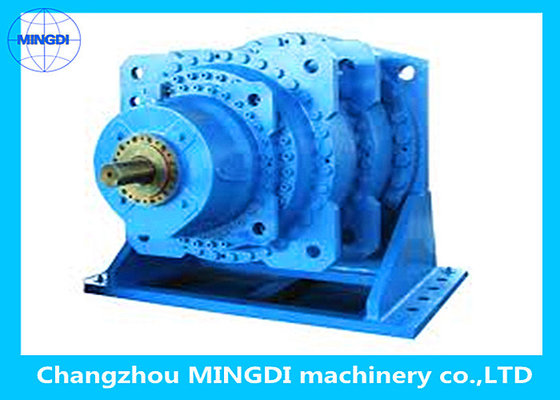 Blue Planetary Gear Reducer For Engineering Machinery Output Speed 0.64 - 350rpm