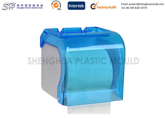 Injection Plastic Houseware Products toilet paper holder box storage  , blue color