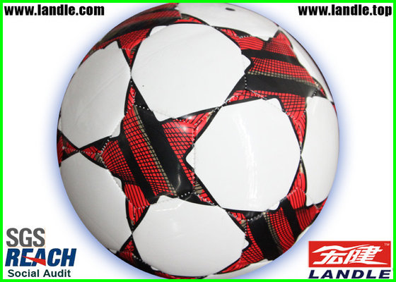 Colorful Official Soccer Balls for Promotion Machine Stitched With Rubber Bladder
