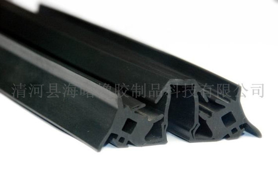 Black Door / Window Rubber Seal Strips Fire-Proof with SGS Approval