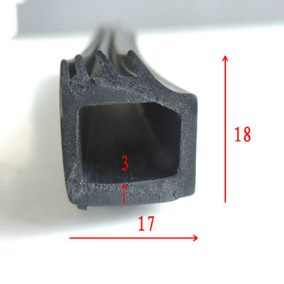 Durable Garage Door Rubber Seal Epdm Extrusion For Industrial Seal