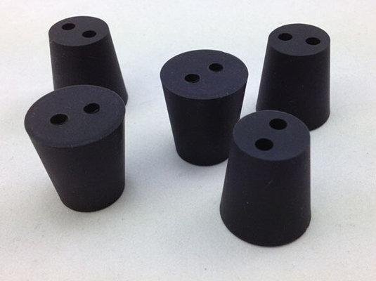 Black Rubber Stopper / Plug For Automobile / Electrical Appliance / Mechanical