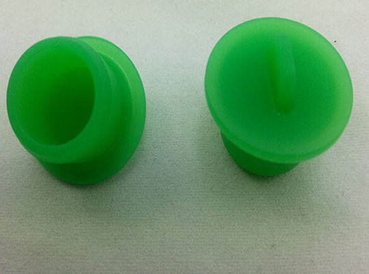 Acid / Alkali Resistance Molded Rubber Parts , Rubber Plugs With Green