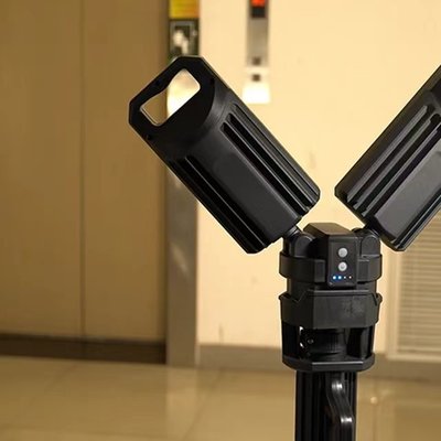 4500lm Heavy duty aluminum rechargeable portable tripod light IPX4 tripod work light