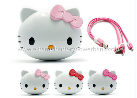 Rechargeable Smart Hello Kitty Mini External Battery Power Bank 4000mAh