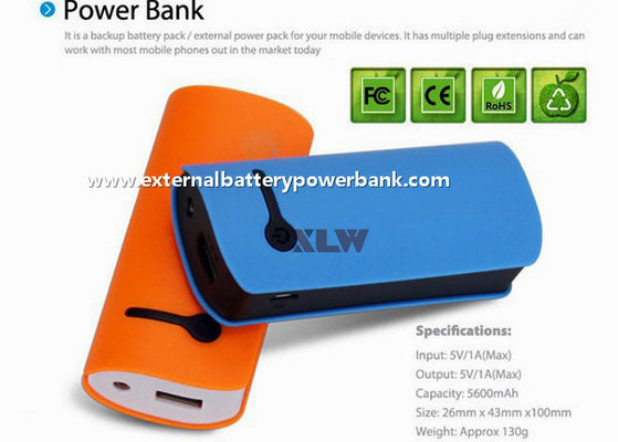 Handheld External Portable Power Tube for Digital Products 5600mah Power Bank