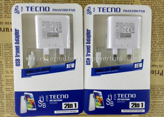 Portable EU US Plug 220V  Universal USB Travel Charger For Tecno