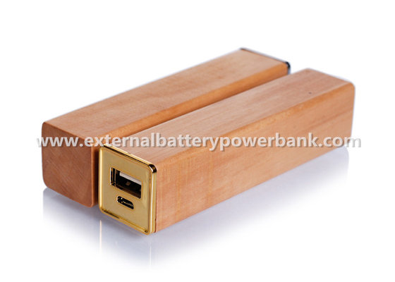 Handy Portable Mobile Power Bank 18650 Gugertree Material Power Bank