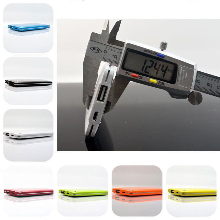 Colorful 4000mah Lithium Polymer Power Bank for Door to Door Gift