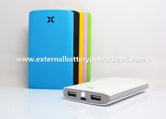 External High Power Lightweight Portable Li-polymer Battery Power Bank for Smartphones
