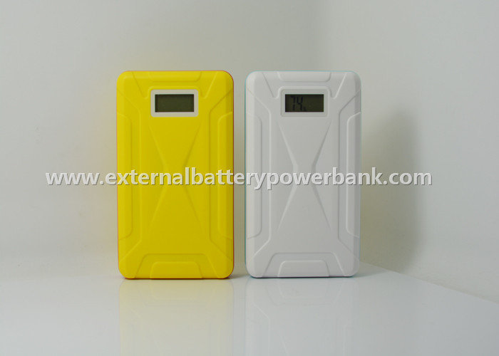 Smart Phone 12000mah 18650 battery Dual USB Power Bank Output 5V 1A / 2A