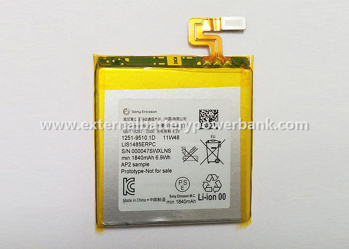 Internal Lithium Polymer Mobile Phone Battery for Sony Xperia Ion LT28i 1840mAh