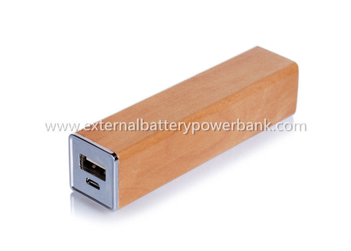 2600mAh Wireless Power Bank Charger For Xiaomi Iphone5 Made In Wood Material