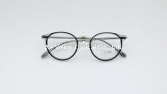 China Round Unisex frame skin-friendly handmade acetate reading glasses supplier