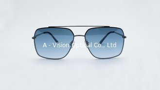 China Retro Inspired Square Metal Circle Polarized Sunglasses for Men UV 400 supplier