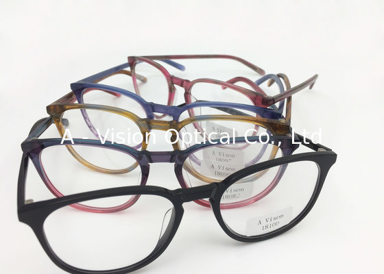 Lightweight round acetate optical frame eyewear for Men&amp; Women supplier