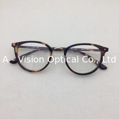 Light-weight combined frame with acetate &amp; titanium eyewear spectale frames supplier