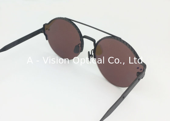 Big round metro style metal sunglasses Men Women hot selling UV 400 supplier