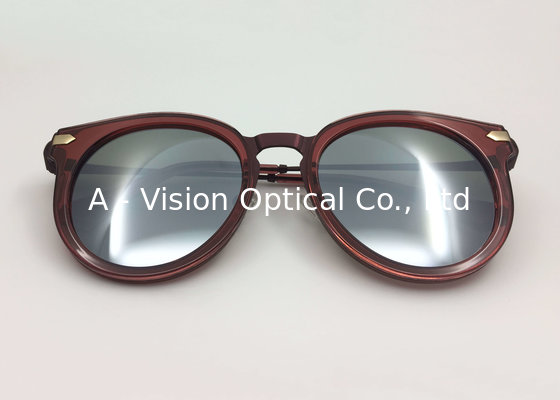 Round retro style acetate sSunglasses Women UV protection 400 supplier