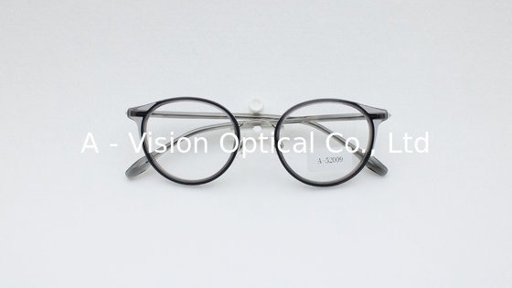 Round Unisex frame skin-friendly handmade acetate reading glasses supplier