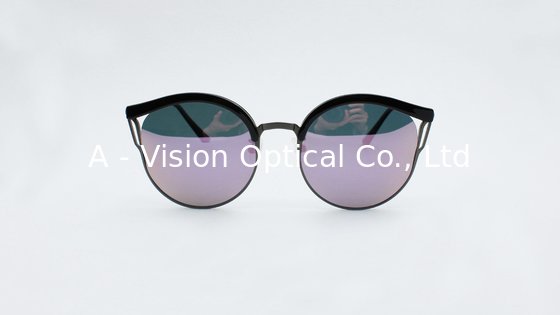 Unisex Plastic metal Sunglasses Big Cateye creative designer for Men Women supplier