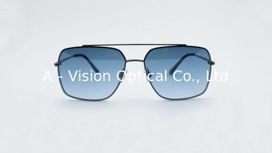 Retro Inspired Square Metal Circle Polarized Sunglasses for Men UV 400 supplier
