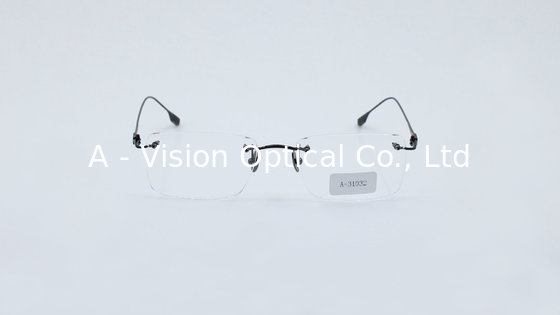 Unisex reading glasses frame titanium high quality glasses rimless collection 2019 supplier