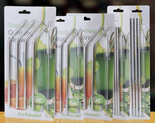 Eco-friendly 304 &316 stainless steel drinking straw