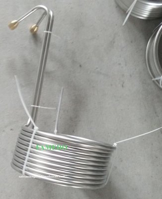 home brew beer stainless steel cooling pipes
