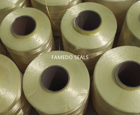 aramid with white PTFE braided packings impregnated PTFE