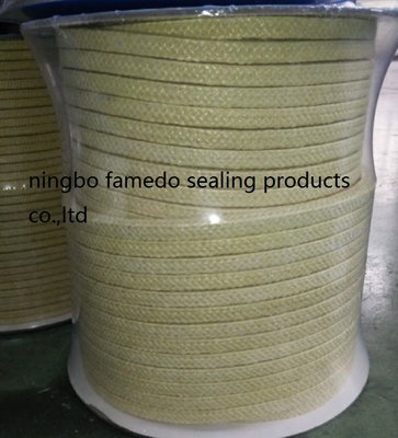 aramid with white PTFE braided packings impregnated PTFE