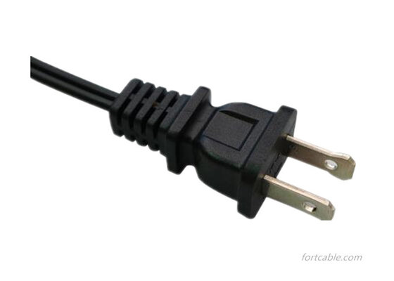 Rated Voltage 110V Cable Harness Assembly Current 10A / 15A US 2 Prong Power Cord