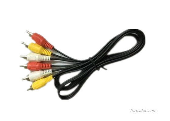 High Density Braided Shielding Electrical Wiring Harness , Audio / Video Cable Electri Cable Assemblies