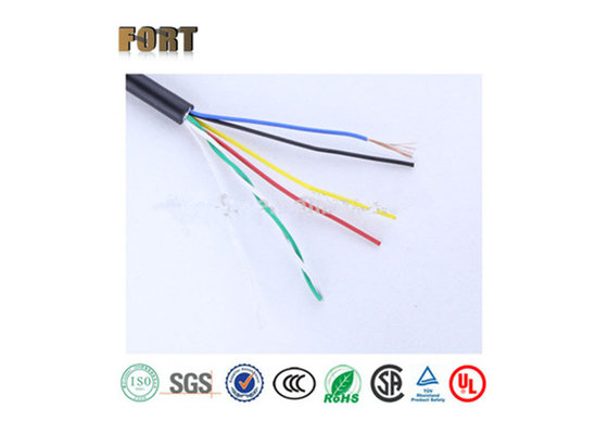 Bare Copper ETFE Insulated Wire Optional Colors Excellent Material Toughness UL2661