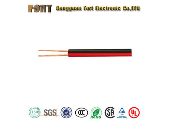 Two Conductors Dual PVC Wires And Cables 22AWG Diameter Standard Thickness