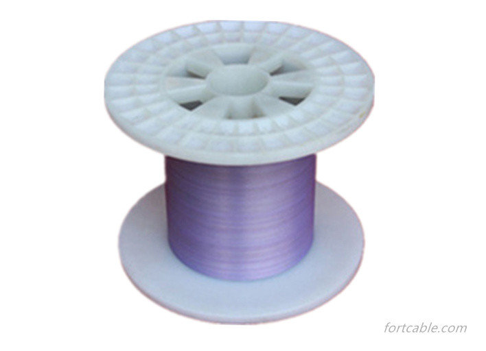 High Temperature Resistance PTFE Insulated Multicore Cable Purple / Gray UL1213