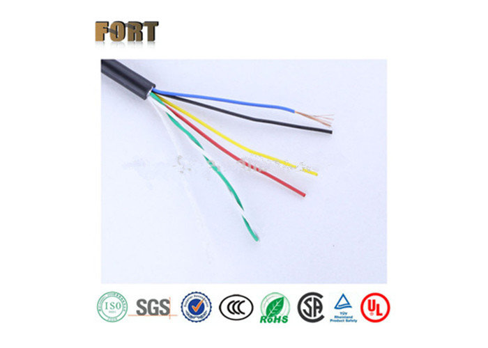 Bare Copper ETFE Insulated Wire Optional Colors Excellent Material Toughness UL2661