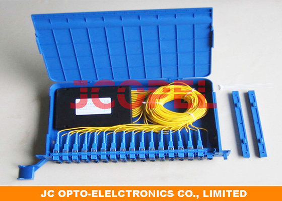 1x16 PLC Fiber Optic Splitter Tray High Reliability For Fiber Optic Distribution Unit Box