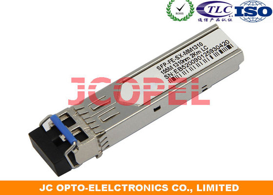 155M SFP Fiber Optic Transceiver Module 1310nm Wavelength 2KM LC Port 2 Fiber