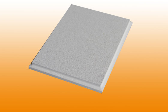 White Noise Reduction Fiberglass Ceiling Panels , 600x600mm Suspended Ceiling Tiles