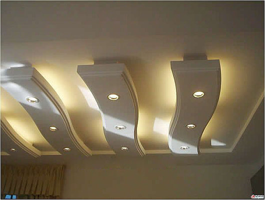 Sound Absorbing Fiberglass Wool Flexible Curved Ceiling Panels 600 * 1200 mm For Halls