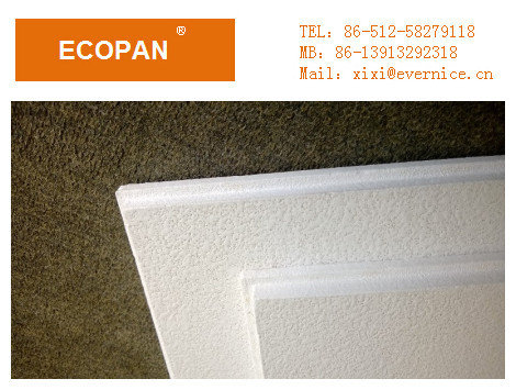 Tegular Edge Acoustic Fiberglass Ceiling Tiles With Non Combustible