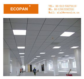 600 * 1200mm Waterproof Suspended Ceiling Board Tile Panels , 25mm Thickness